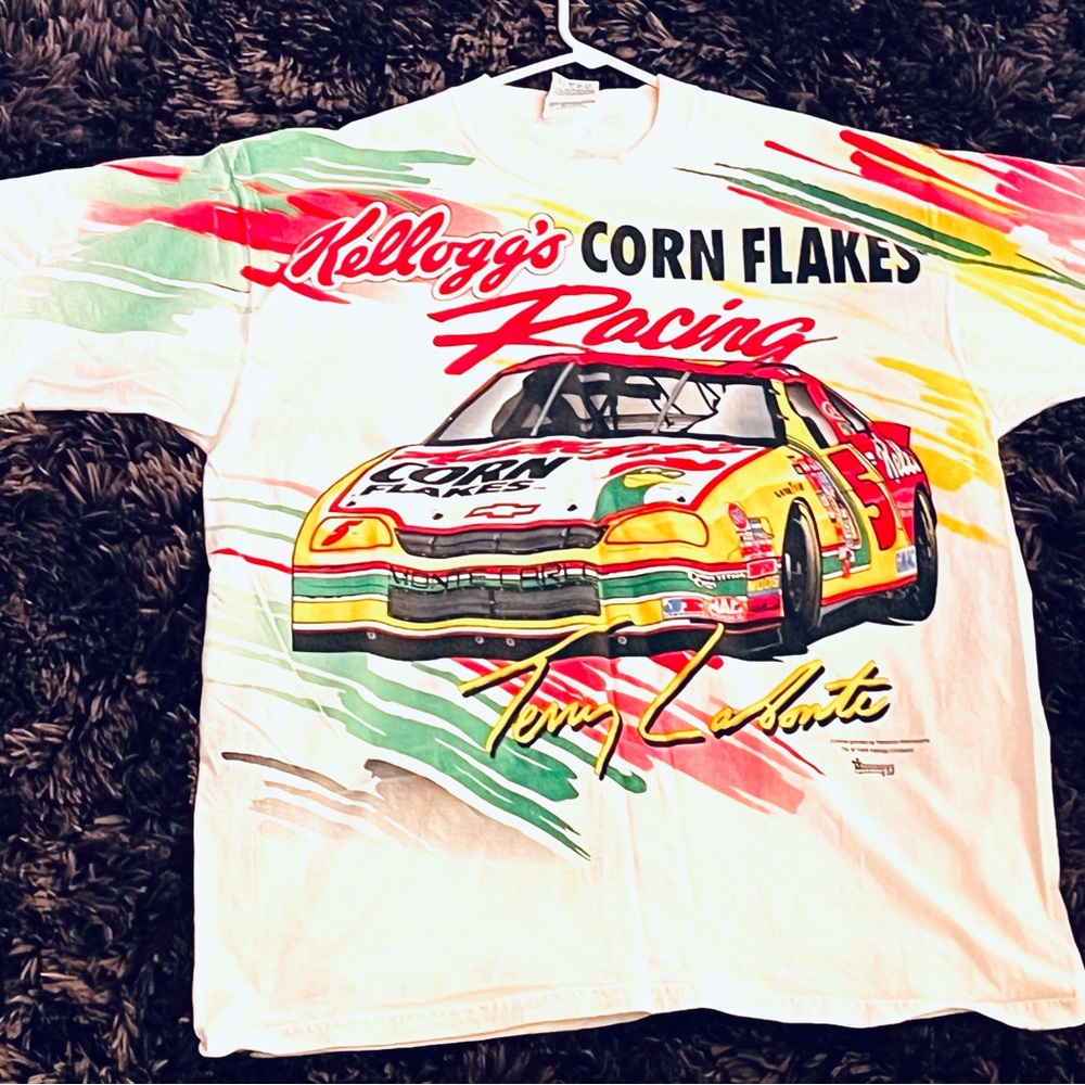 Terry Labonte Nascar Kellogg's Racing Graphic Tee Shi… - Gem